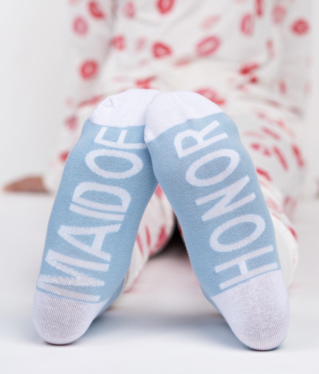 Wedding Socks, Bridesmaid Proposal Gift, Bride Socks, Maid of Honor ...