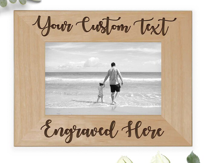Custom Handwriting Frame, 4x6 Picture Frame, Memorial Gift Ideas ...