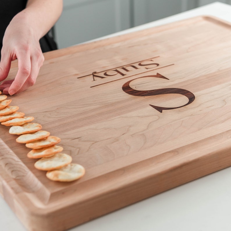 X-large Personalized Cutting Board, 24"x18" Custom Engraved Chopping ...