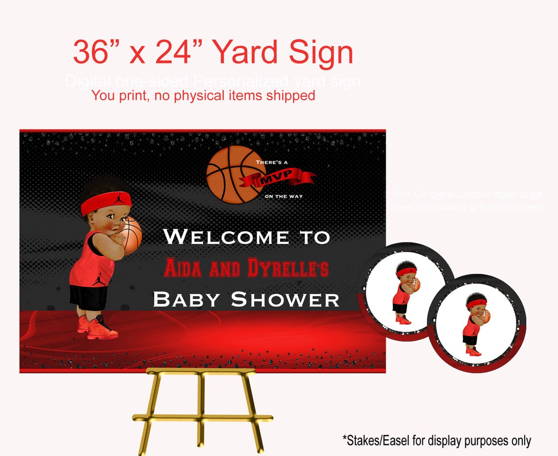 Basketball Welcome Sign MVP All Star Welcome Sign 36 X - Etsy