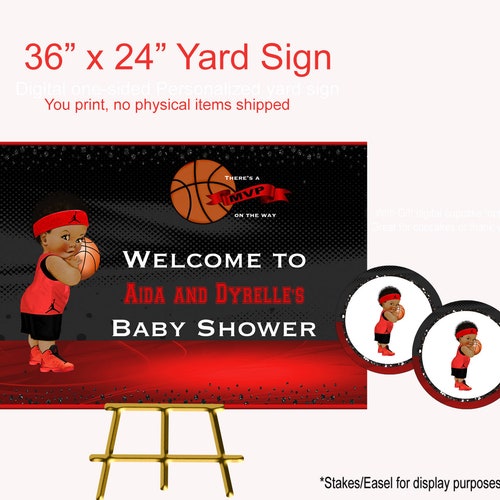 Basketball Welcome Sign MVP All Star Welcome Sign 36 X - Etsy