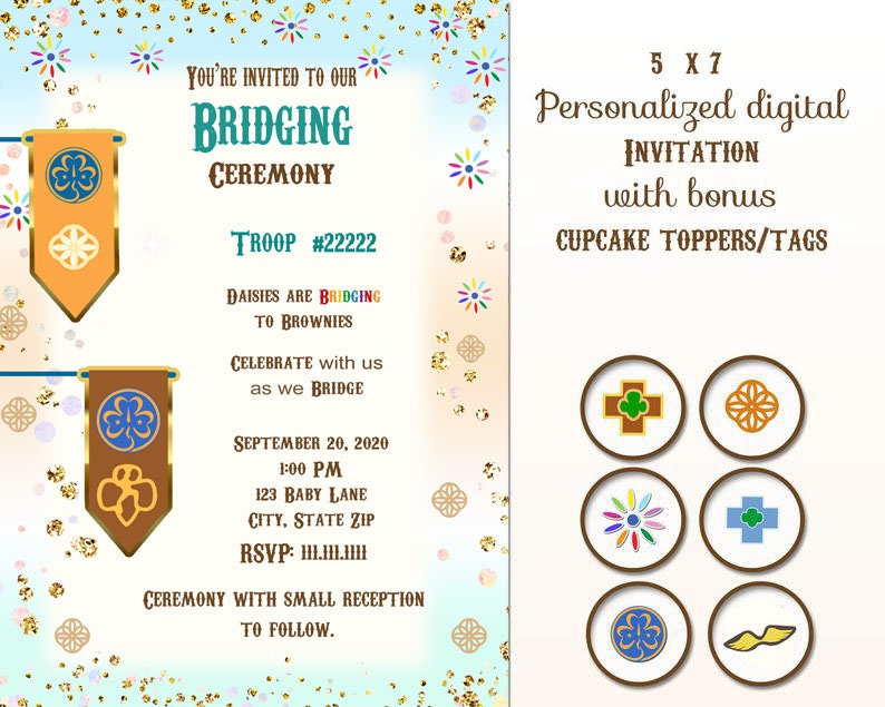 Bridging Ceremony Invite Bridging Ceremony Invitation - Etsy