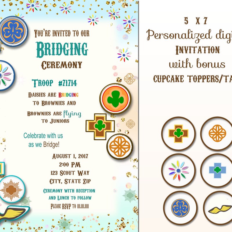 Girl Scout Bridging - Etsy
