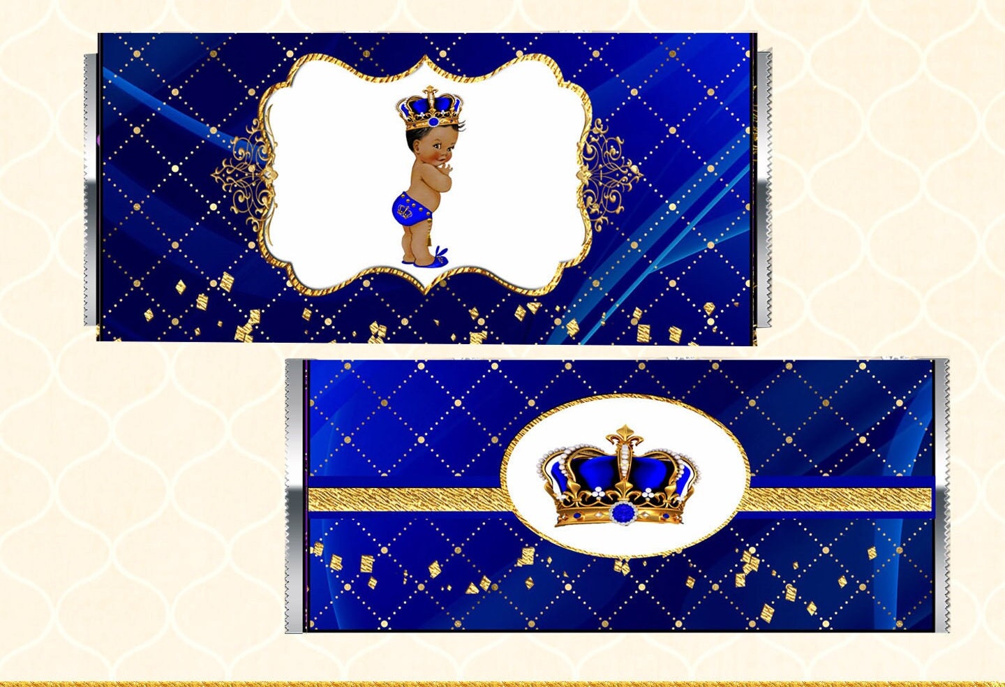 Prince Baby Shower Candy Wrapper, Royal Prince Baby Shower Candy Bar ...