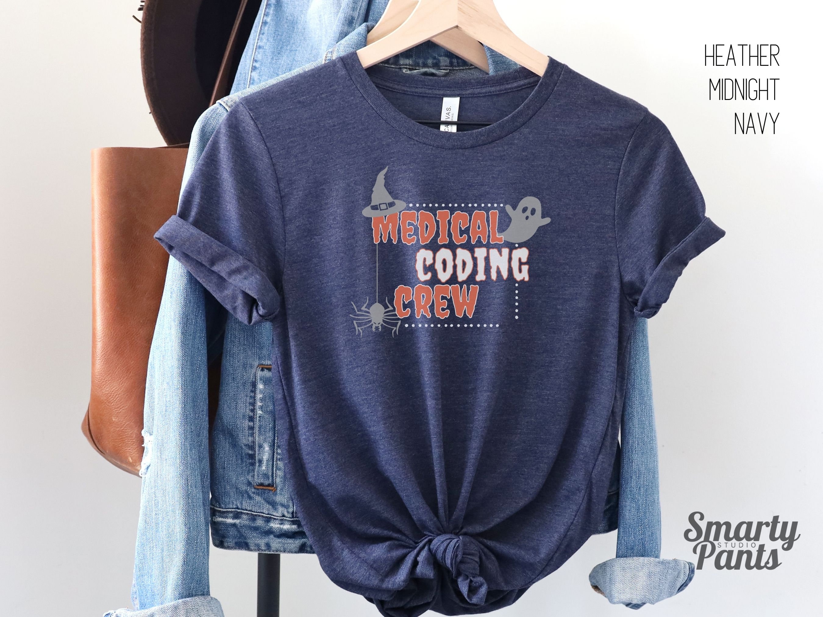 Medical Coding Crew Halloween Shirt, Coworker Gift, Medical Coding Gift ...