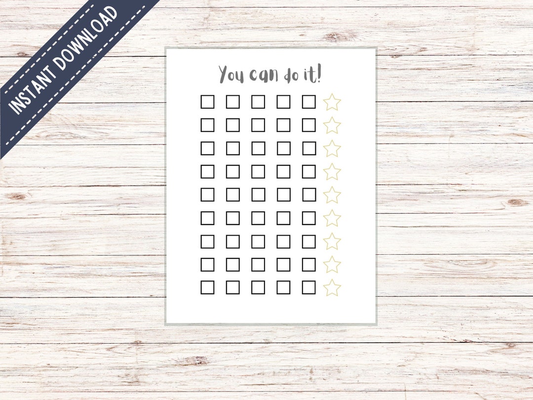 Homeschool Reward Chart: Kids' Incentive Tracker (PDF Printable) - Etsy