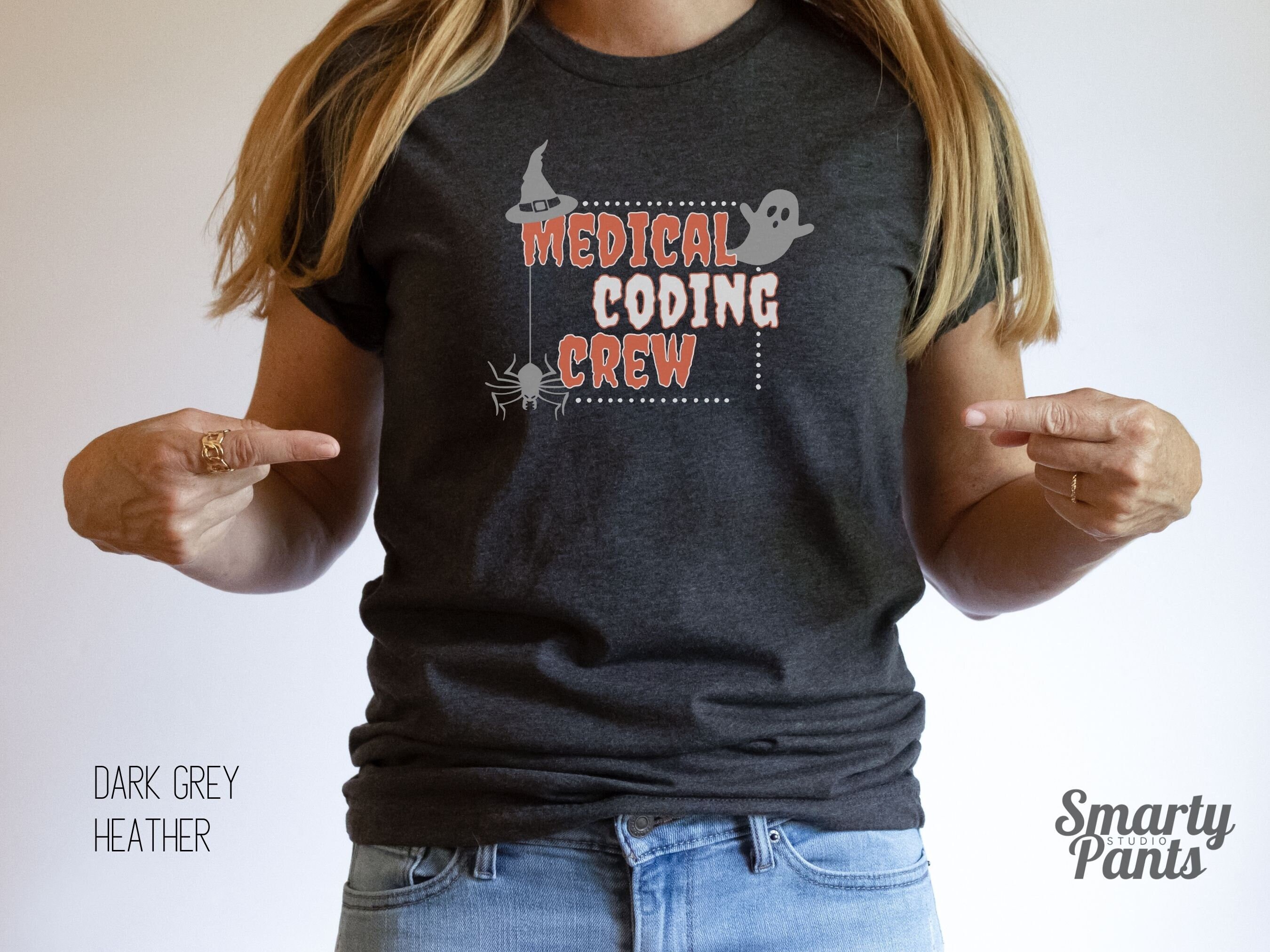 Medical Coding Crew Halloween Shirt, Coworker Gift, Medical Coding Gift ...