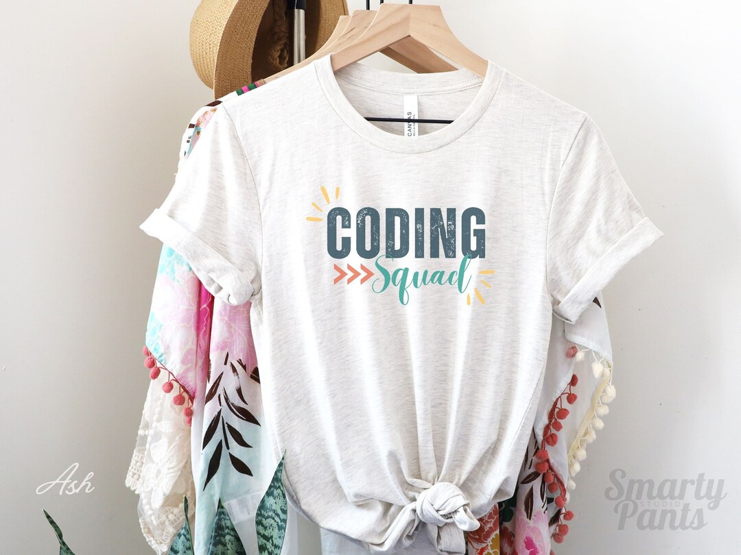 Coding Squad Shirt: Medical Coder Gift, Soft Cotton Tee - Etsy