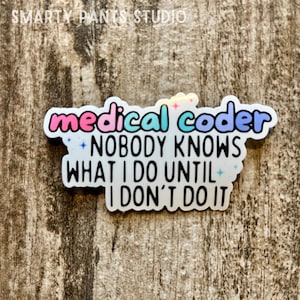 Medical Biller Sticker, Water Bottle Sticker, Laptop Sticker, Funny ...