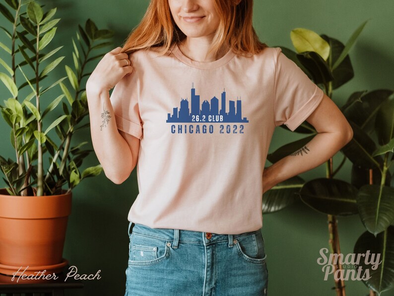 Chicago Marathon Shirt, Marathon Running T-shirt, Chicago Marathon Gift ...