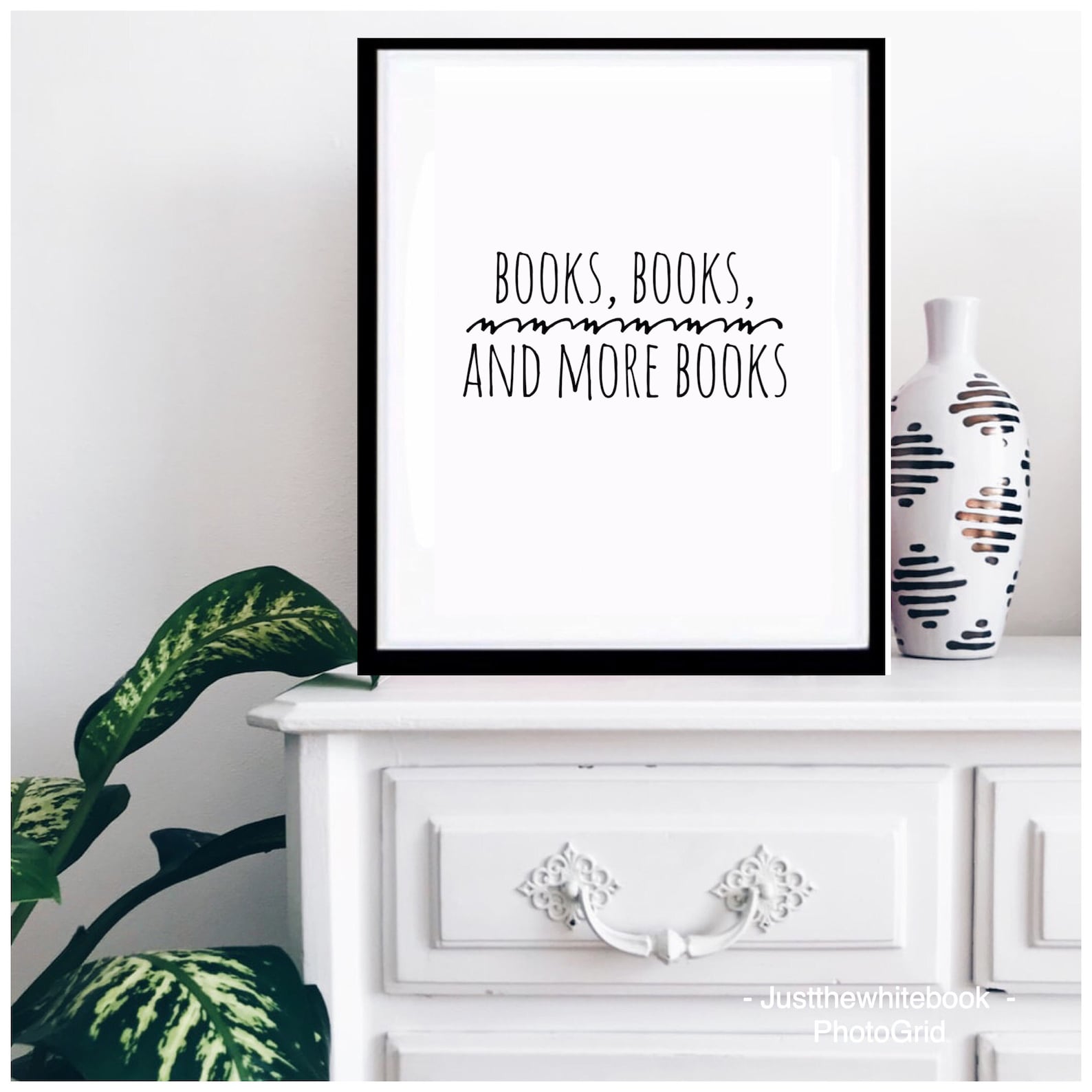 Printable Wall Art Book Quotes Black and White Prints - Etsy