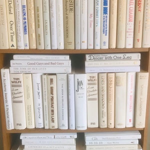 White Book Bundle (set of 12) Modern/farmhouse/shabby/staging Books ...