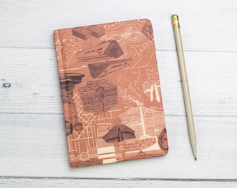 Geology Notebook Hardcover Recycled Notebook Dot Grid | Etsy