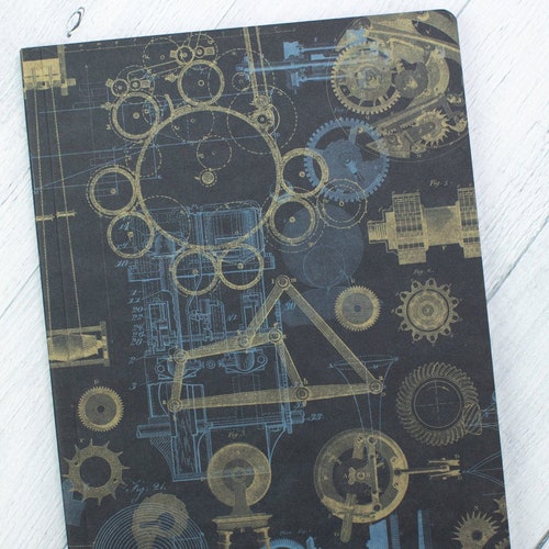 Mechanical Engineering Softcover Notebook Dot Grid Journal - Etsy