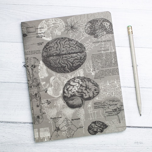 Brain Softcover Notebook Neuroscience Nursing Student Gift - Etsy