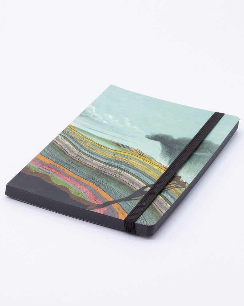 Layers of Geologic History A5 Notebook Softcover Geology - Etsy