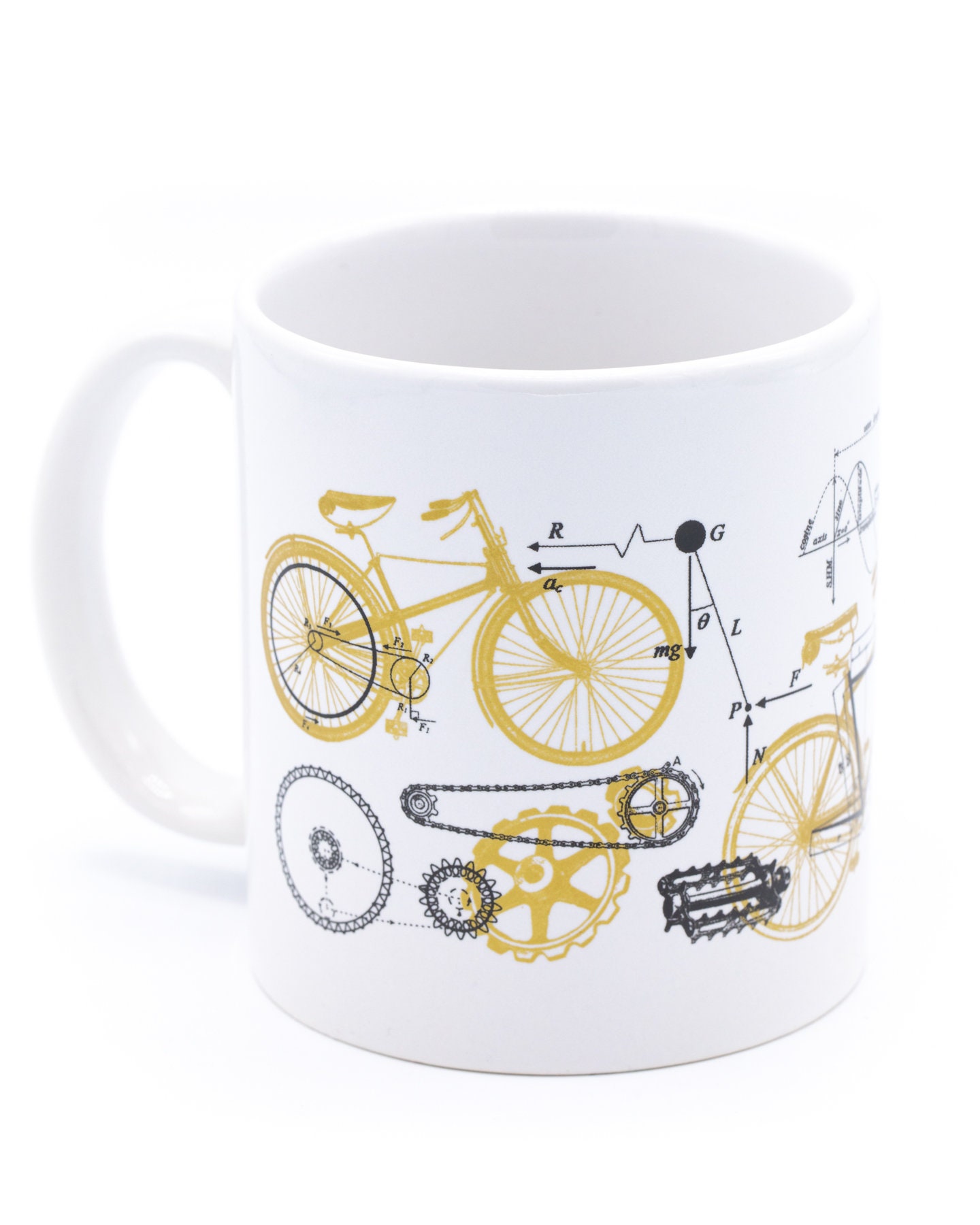 Bike Mug 20 Oz | Bicycle Mug, Engineer Gift, Science Mug, Science Gift ...