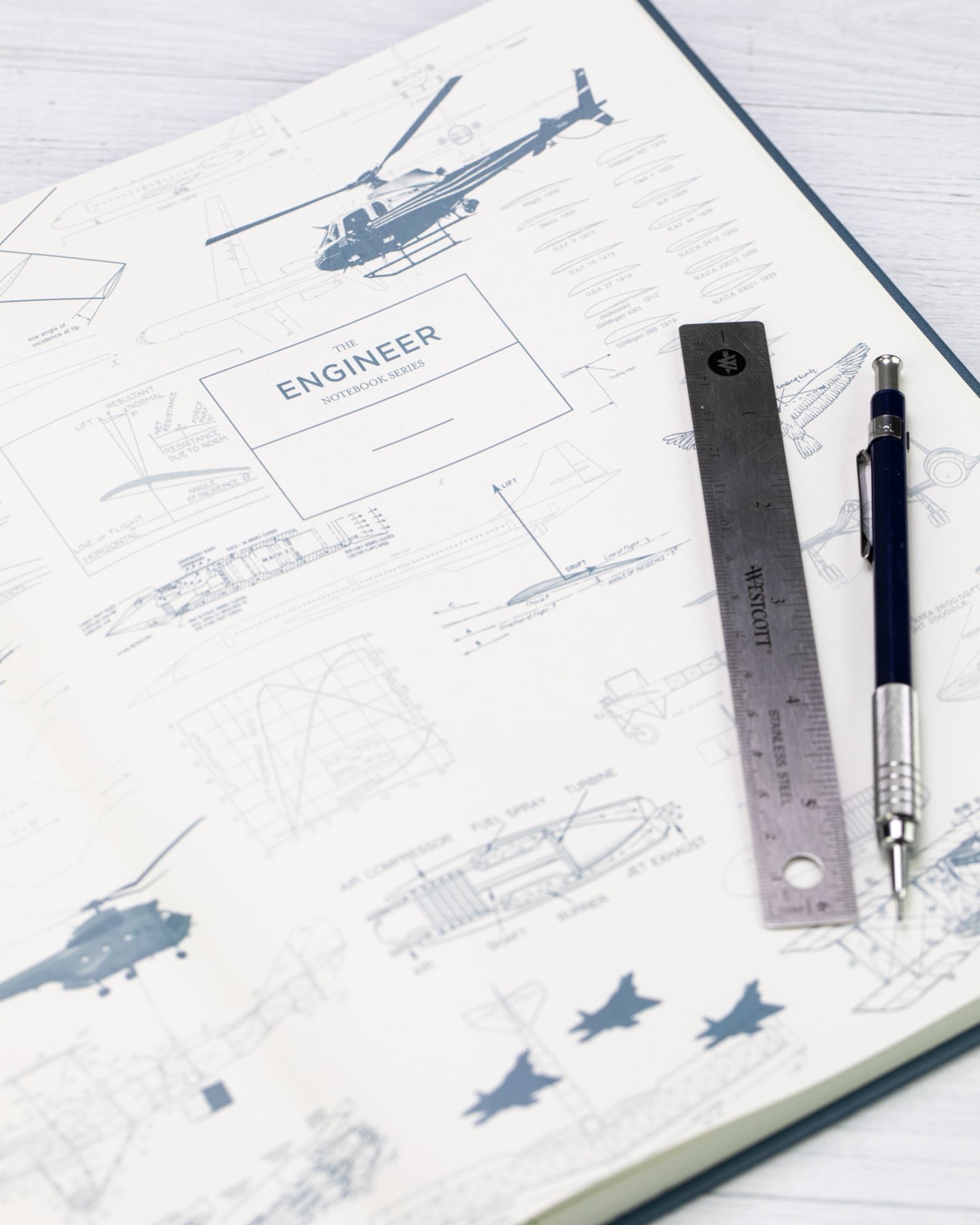 Aeronautical Engineering Graph Paper Notebook | Engineer Gifts, Physics ...