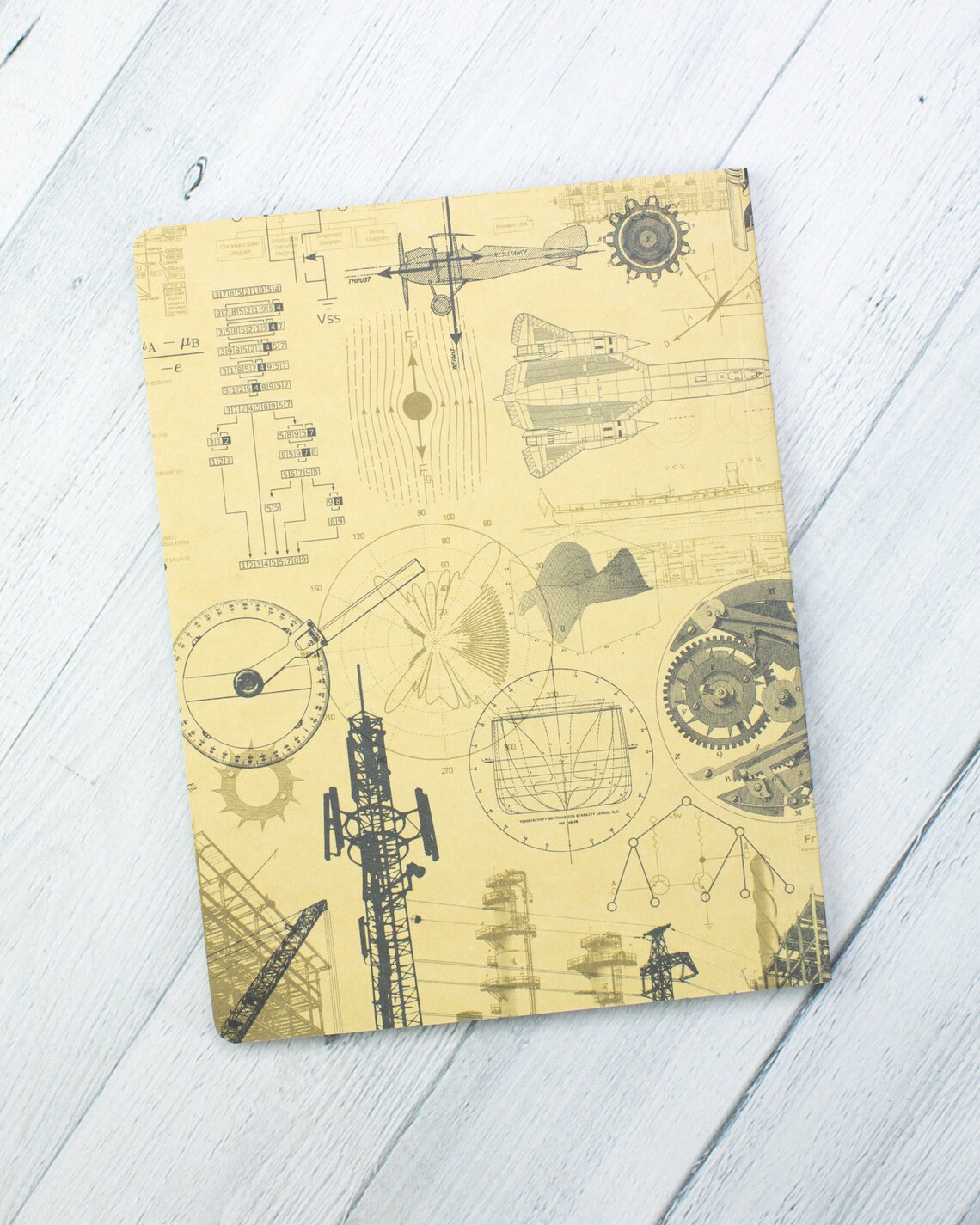 Engineering Plate 2 Softcover Notebook Dot Grid Journal | Etsy