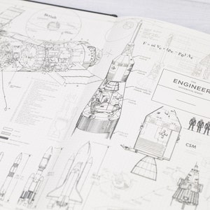 Astronautical Engineering Graph Paper Notebook | Engineer Gifts ...