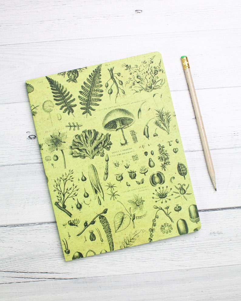 Botanical Print Softcover Notebook Hiking Journal Botany | Etsy
