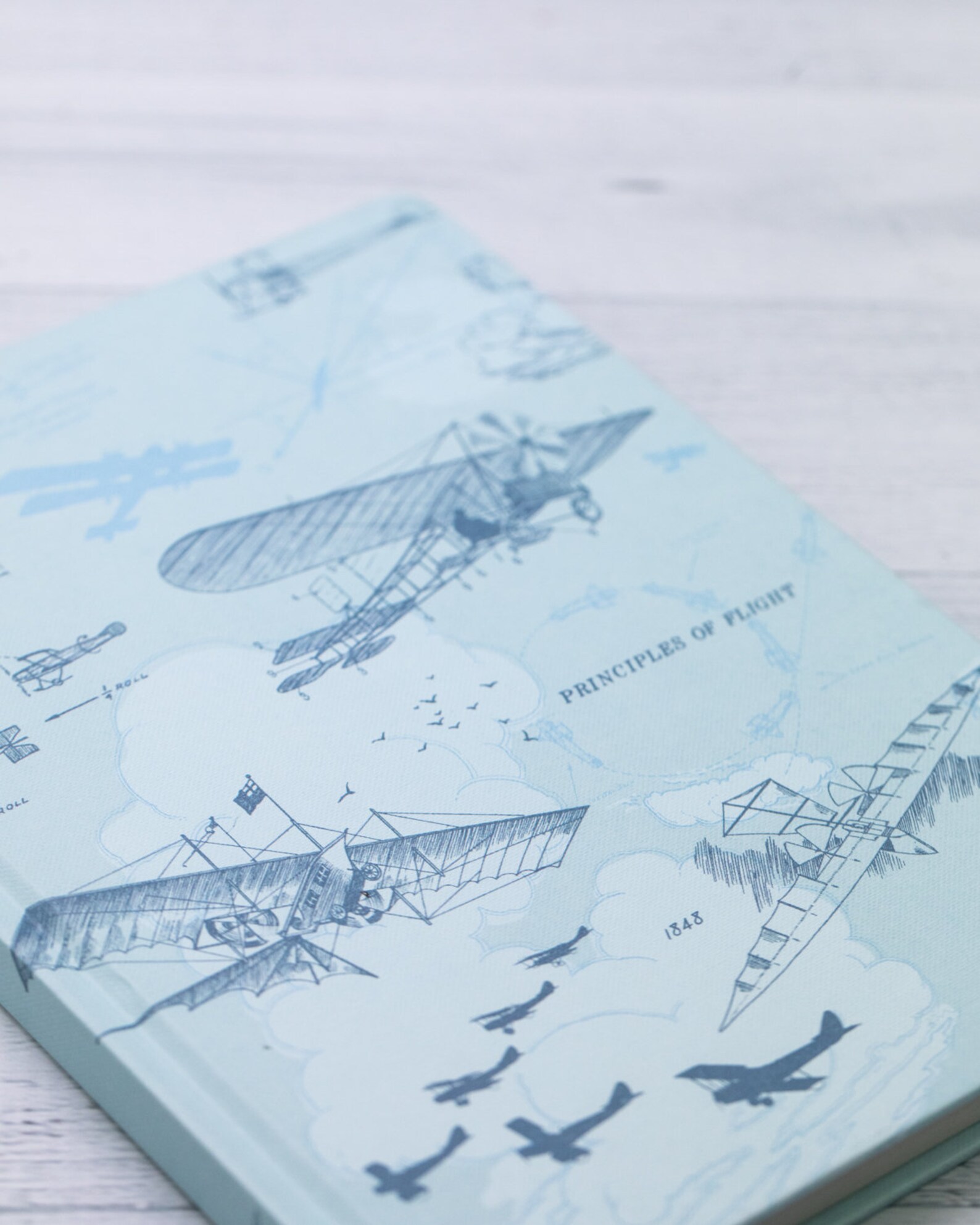 Aviation Hardcover Notebook Dotted Journal Recycled - Etsy