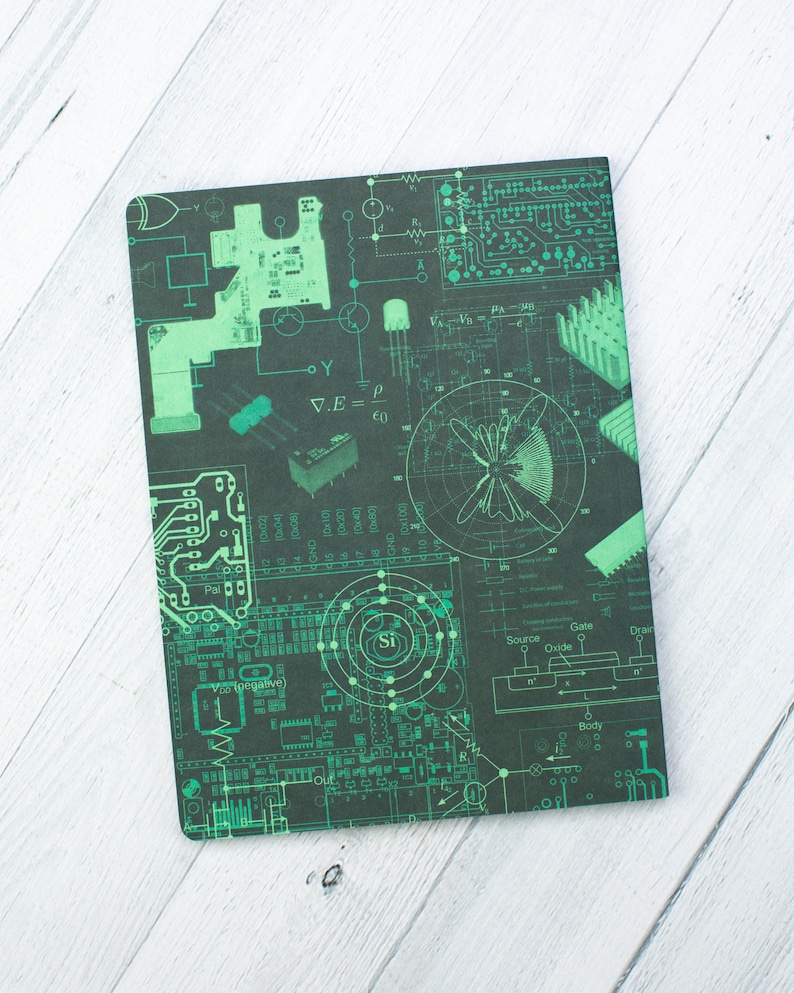 Electronic Engineering Notebook Dot Grid Journal Recycled - Etsy