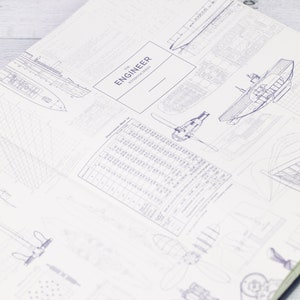 Marine Engineering Graph Paper Notebook | Engineer Gifts, Recycled ...