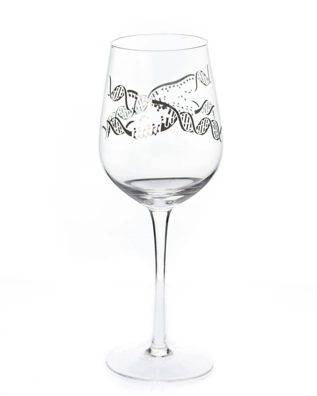 DNA Wine Glass | Genetics Glass, Chemistry Gift, Microbiologist ...