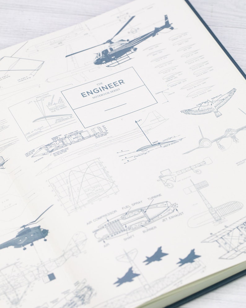 Aeronautical Engineering Graph Paper Notebook | Engineer Gifts, Physics ...
