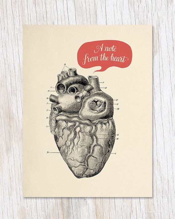 Human Heart Card