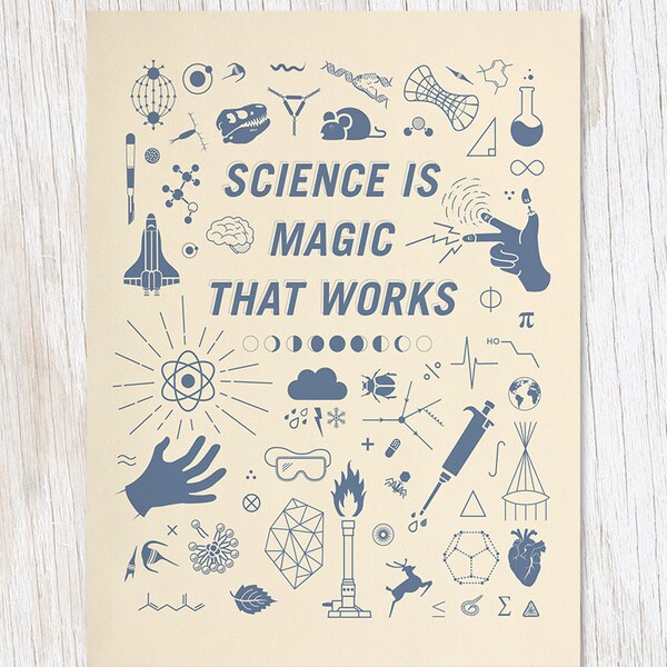 Physics Greeting Card - Etsy