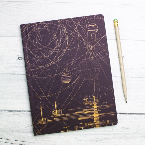 Space Softcover Notebook Astronomy Gifts Planetarium - Etsy