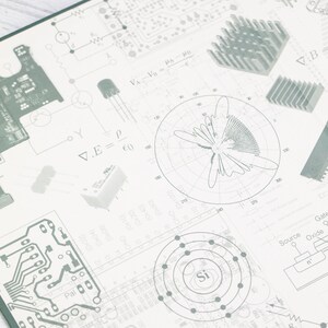Electronic Engineering Graph Paper Notebook | Engineer Gifts, Professor ...