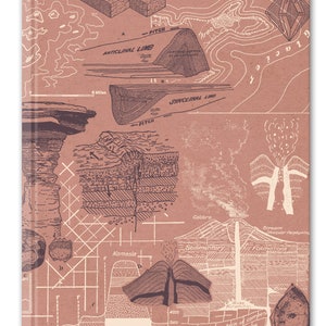 Geology Notebook - Hardcover | Recycled Notebook, Dot Grid Journal ...