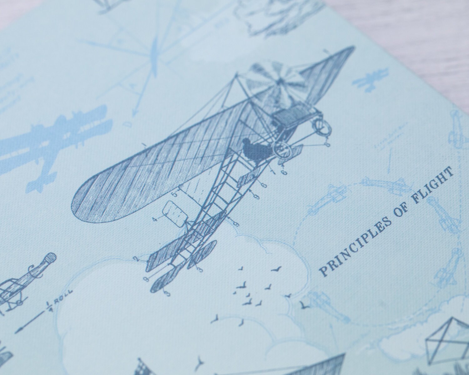 Aviation Hardcover Notebook Dotted Journal Recycled | Etsy