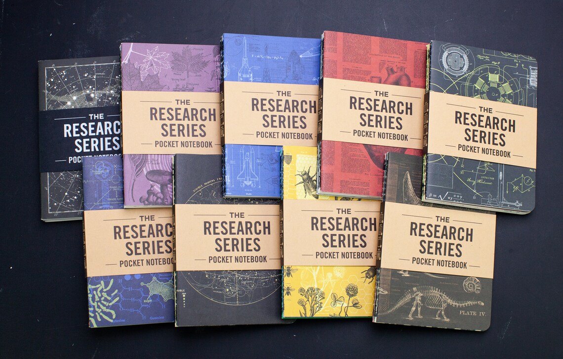 Science Lab Pocket Notebooks Set of 4 Microbiologist | Etsy