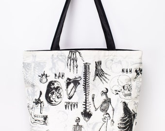 Anatomy Tote Bag - Etsy