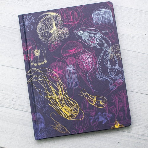 Marine Biology Ocean Print Notebook Hardcover Dot Grid - Etsy