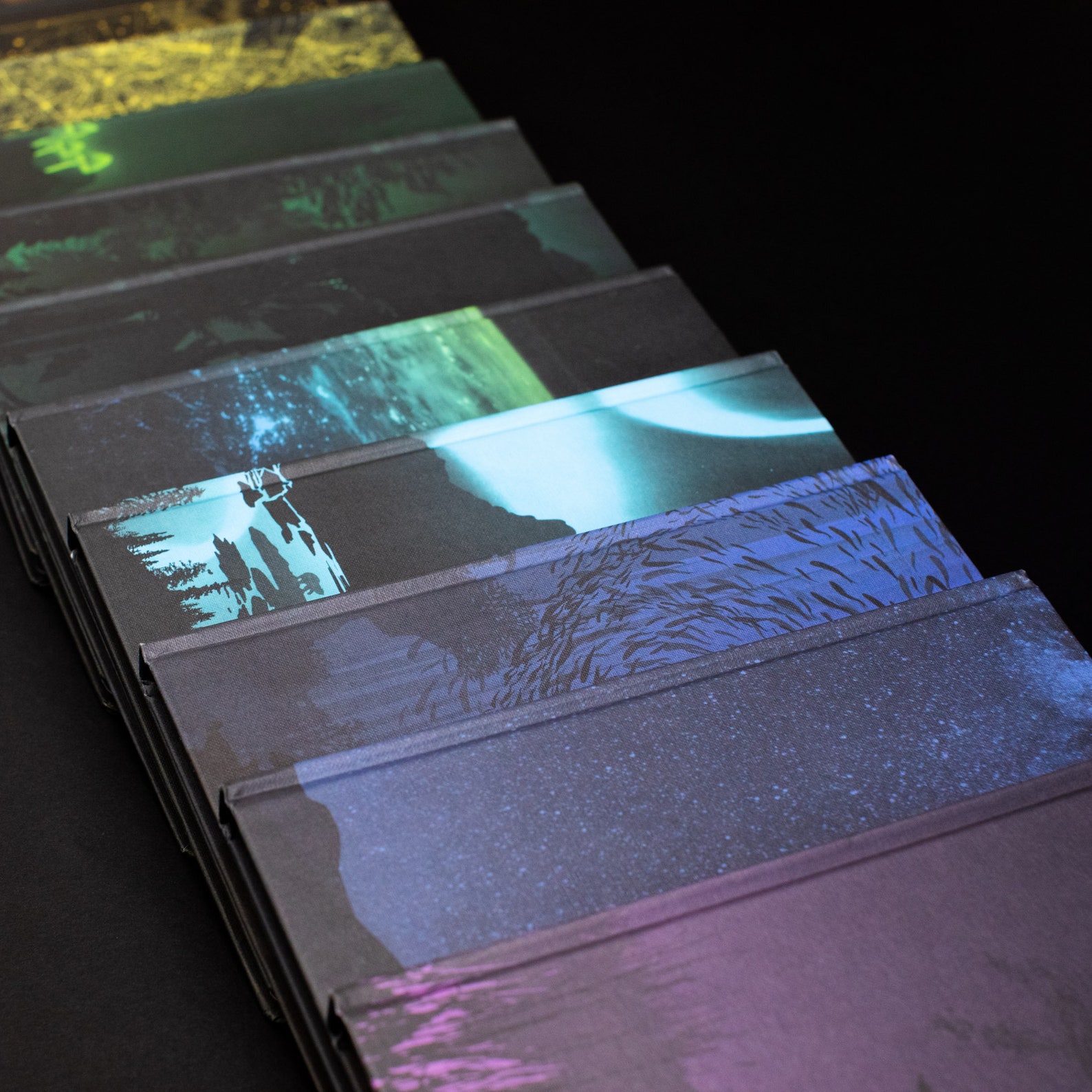 Under the Waves Black Paper Notebook | Dark Matter, Science Notebook ...