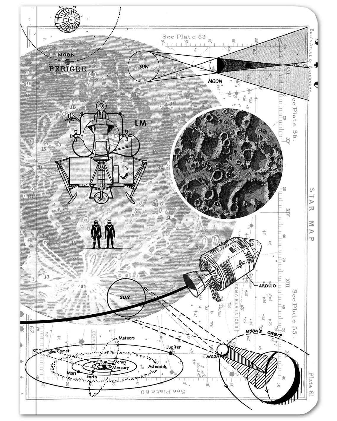 Moon Notebook Softcover Astronomy Gifts Astrophysics - Etsy