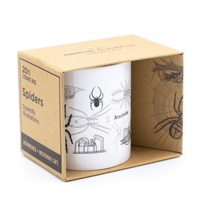 Spider Print Mug 20 Oz | Science Mug, Biology Gifts - Etsy
