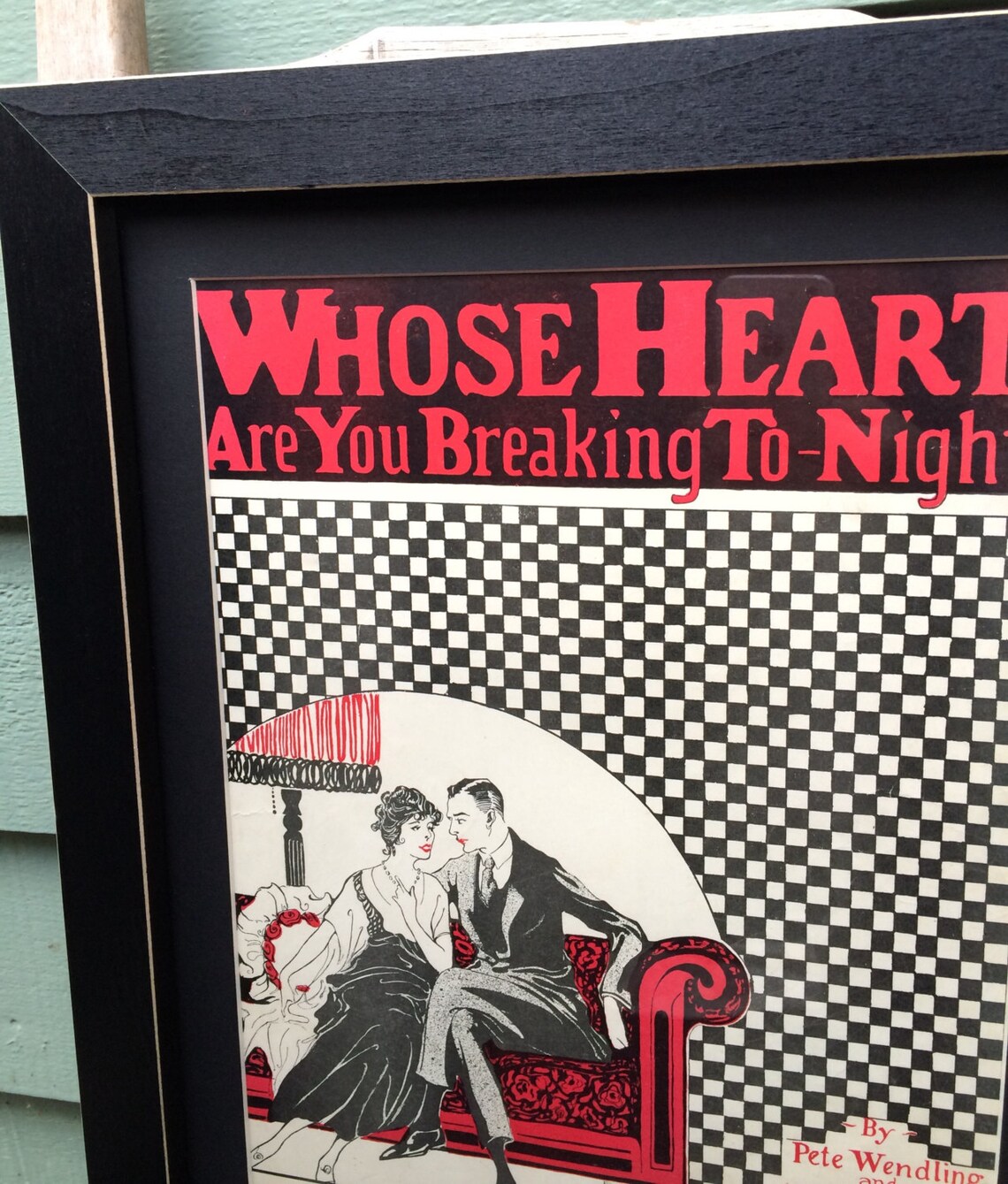 Whose Heart Are You Breaking Tonightframed Sheet Etsy whose-heart-are-you-breaking-tonightframed-sheet-etsy