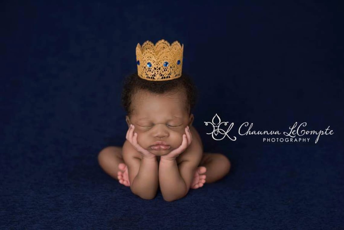 Prince Gold Baby Boy Crown Infant Gold Crown Royal Boy - Etsy