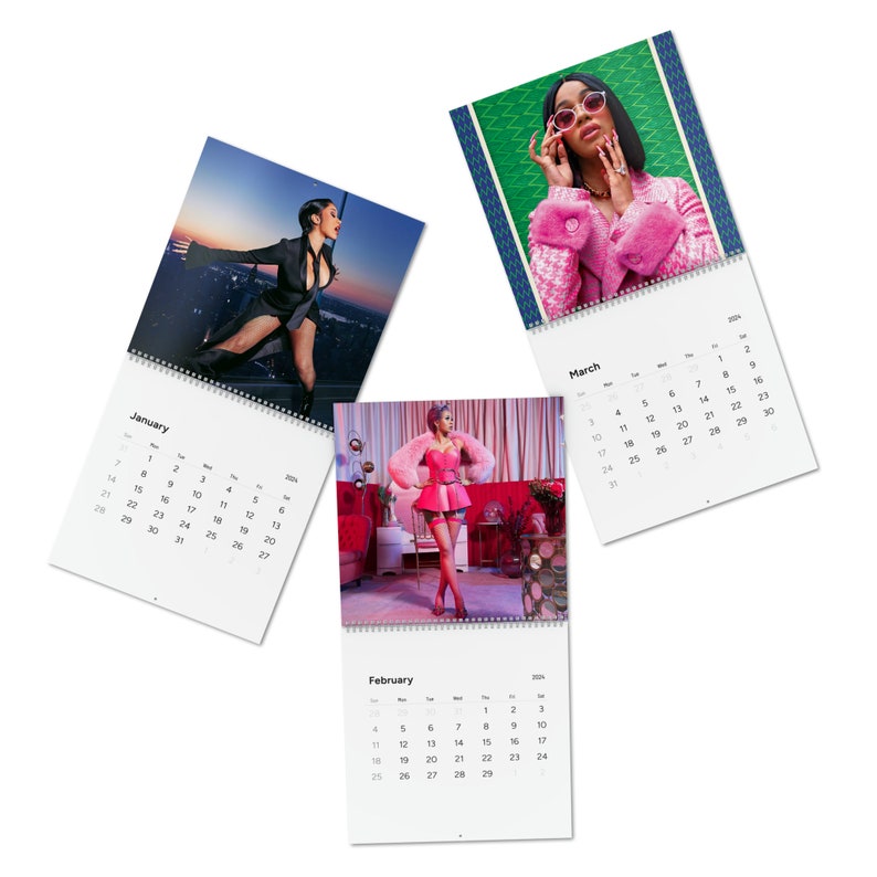 Cardi B Standard Wall Calendar 2024 - Etsy