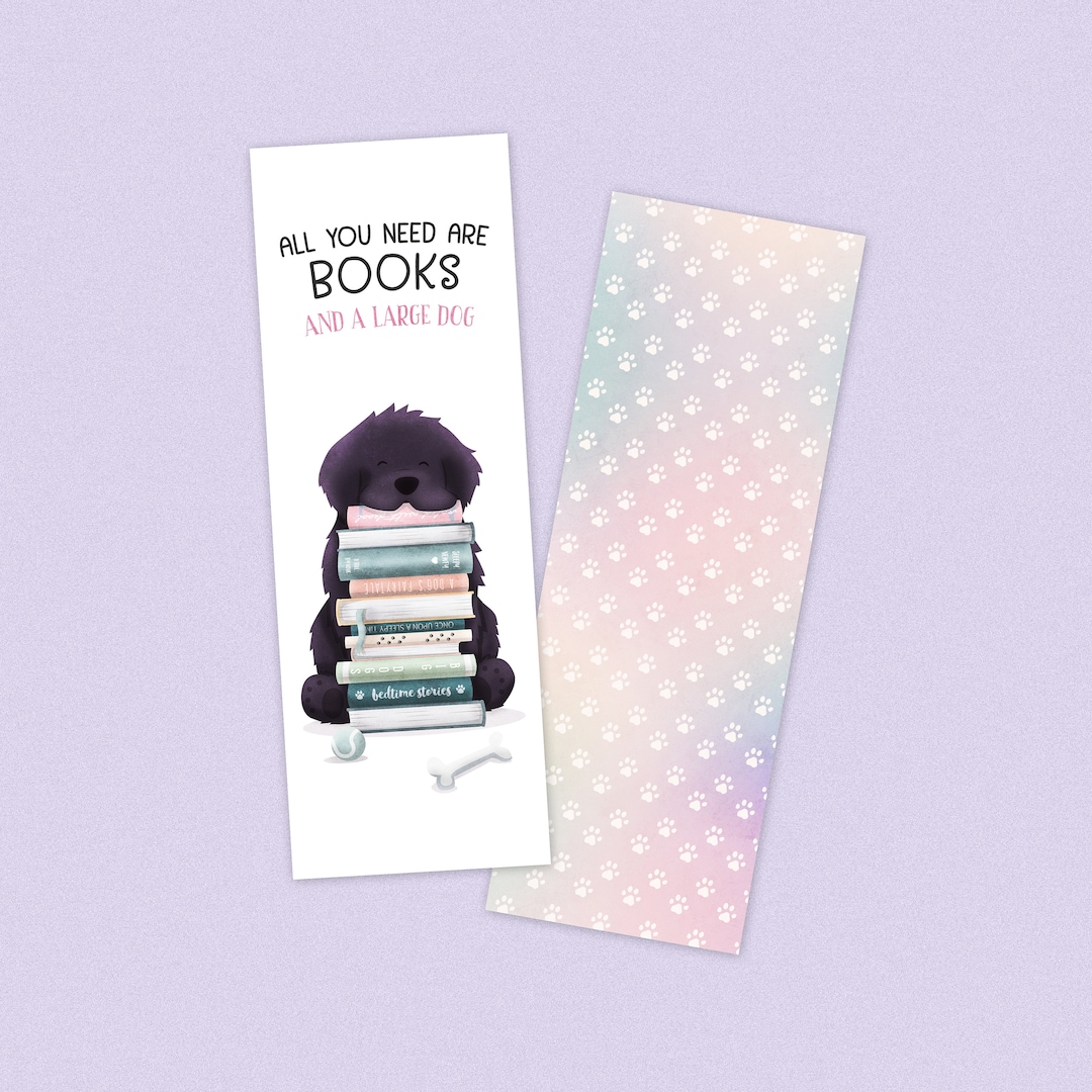 Dog All You Need Bookmark - Etsy