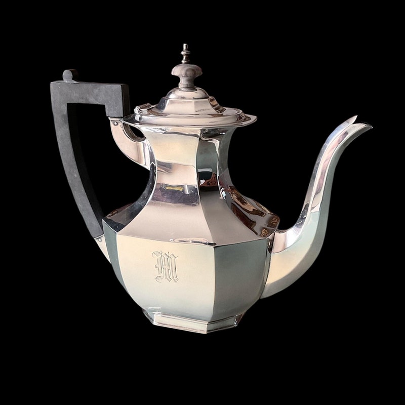 Silver Plate Teapot - Etsy