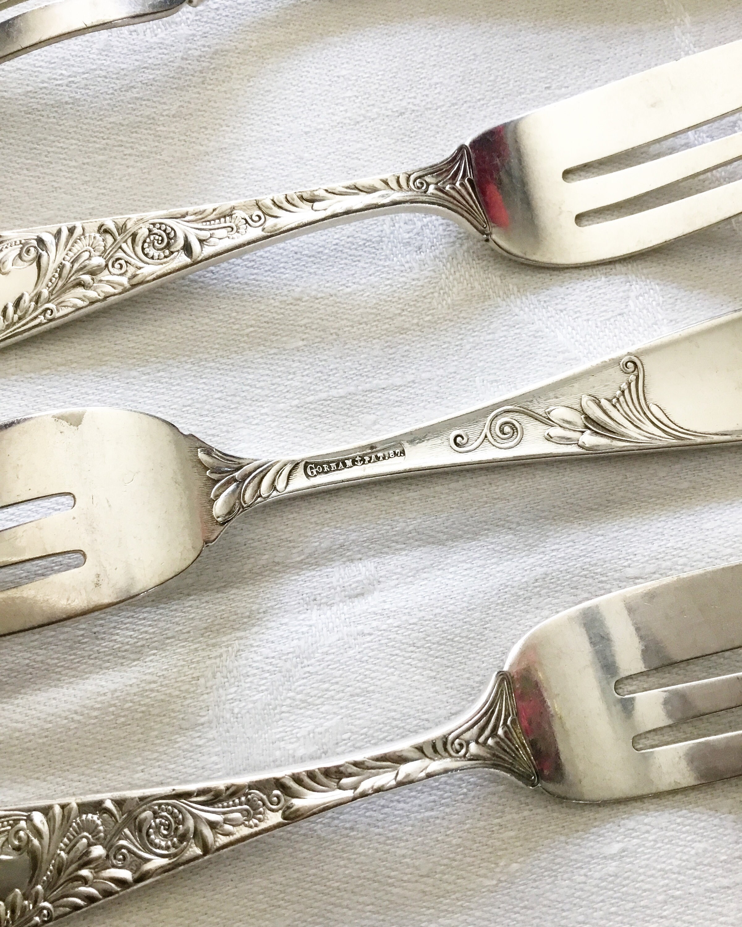 Individual Pie Forks Royal Silverplated 1888 by Gorham | Etsy