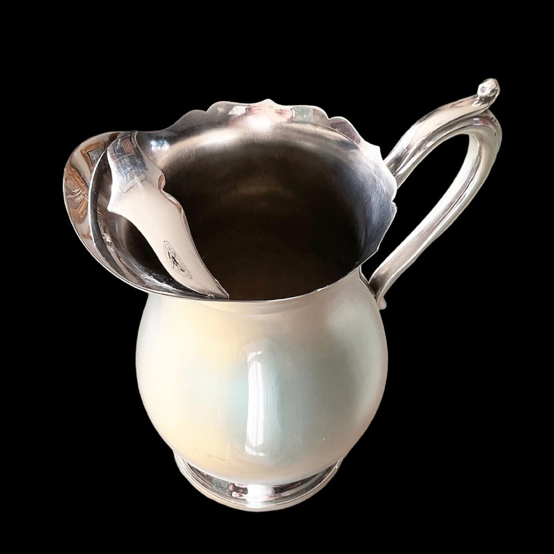Silver Plate Pitcher - Etsy