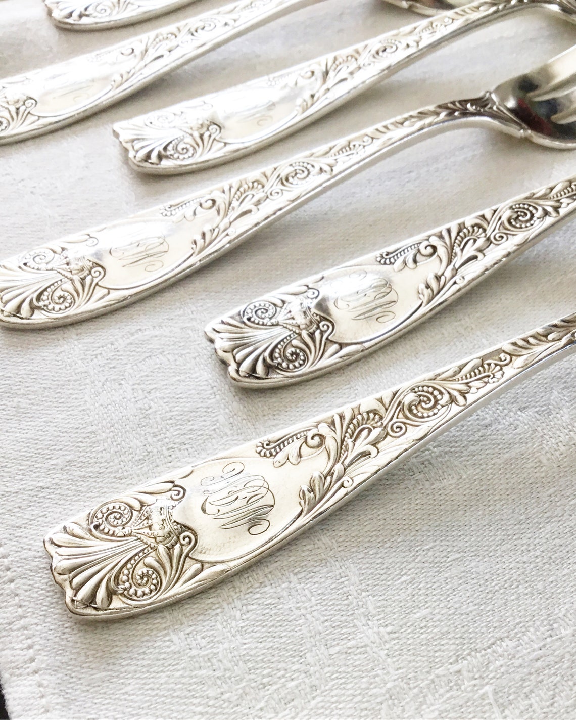 Individual Solid Fish Forks Royal Silverplate 1888 by Gorham - Etsy